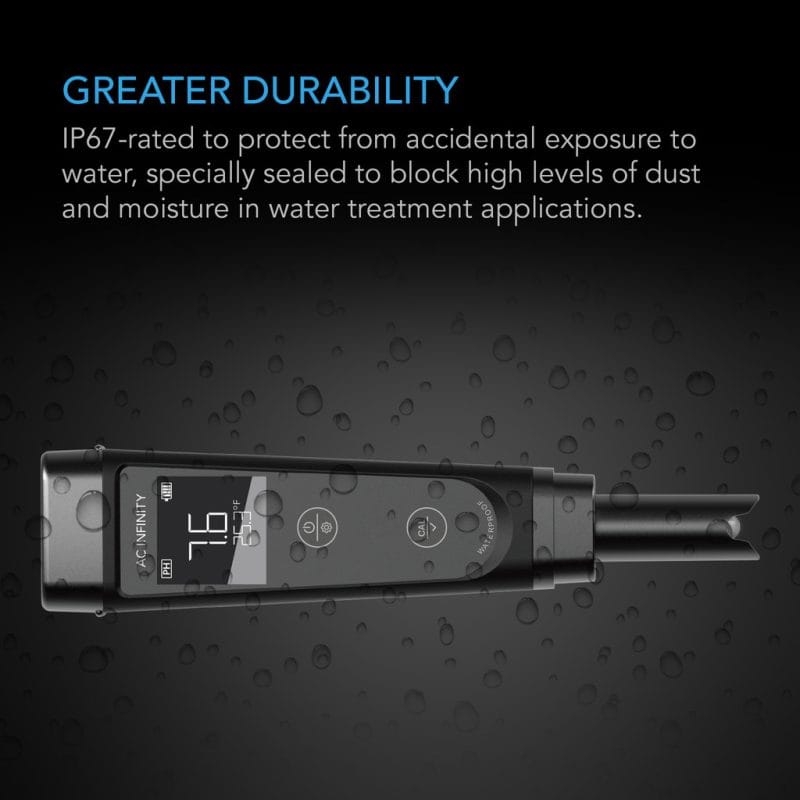 AC Infinity pH Meter PRO Kit, Interchangeable Probe - Happy Hydroponics